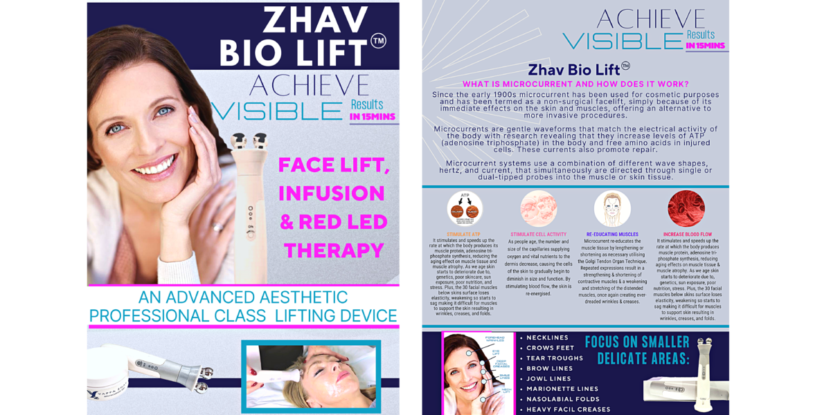 Zhav International - Zhav BIO Lift, facelift, infusion, LED.